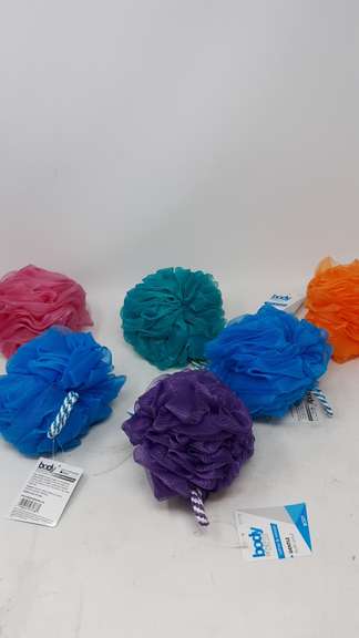 Lot of 2 Colored Body Benefits Body Loofahs (set of 6 each) - Dutch Goat