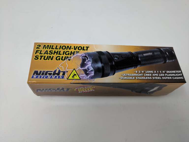 Night Watchman 2 Million Volt Flashlight Stun Gun - Dutch Goat