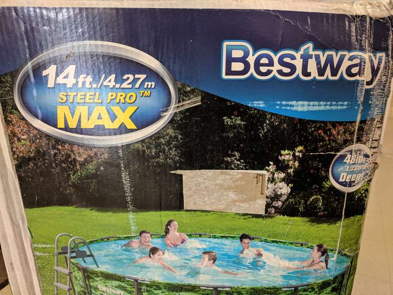Bestway Steel Pro Max Camo Swimming Pool - 14' x 48" - Dutch Goat