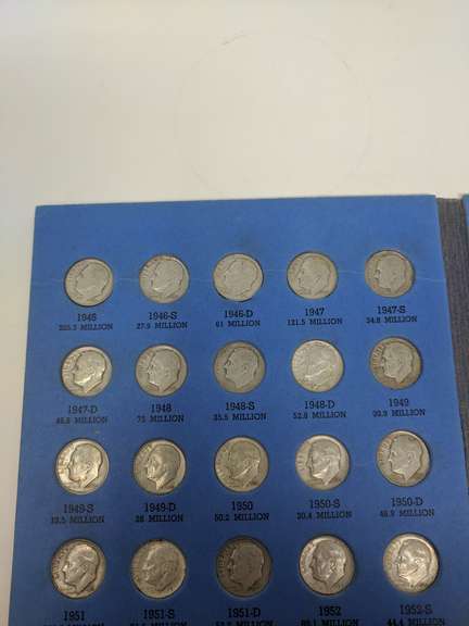 Roosevelt Dime Collection Book Starting 1946 - Dutch Goat