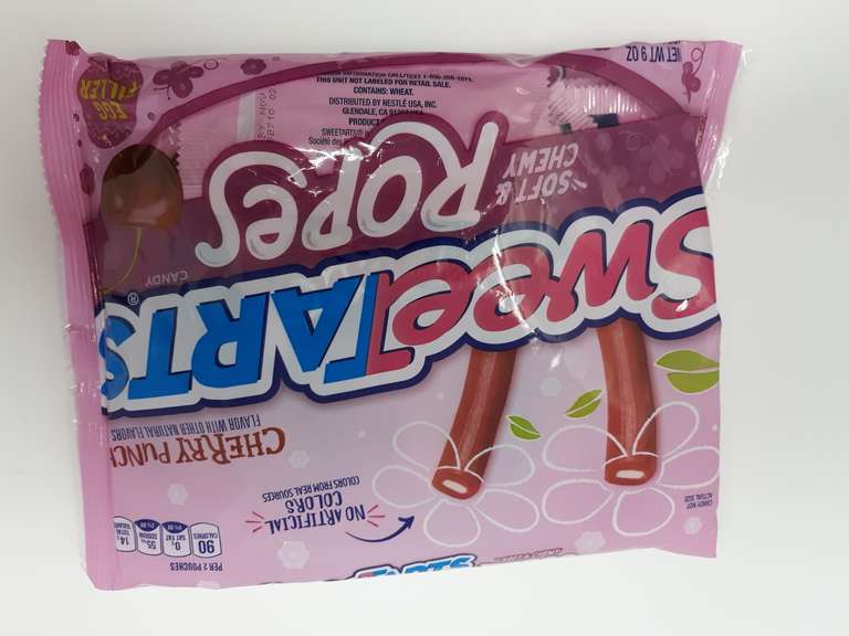 Lot of 3 - Sweet Tarts Soft & Chewy Ropes - Cherry Punch - Dutch Goat