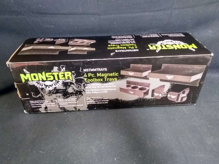 Monster 4 pc. Magnetic Toolbox Trays - Dutch Goat