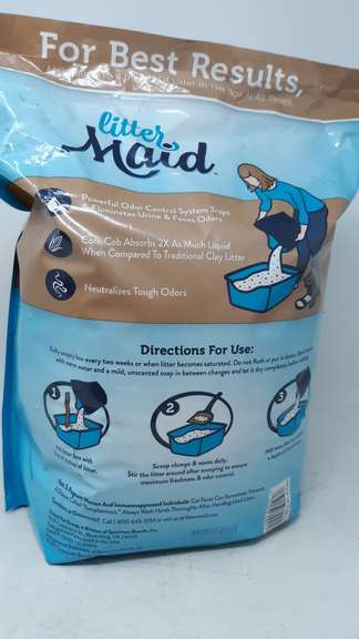 Litter Maid Premium Corn Cob Kitty Litter 9 lbs. - Dutch Goat
