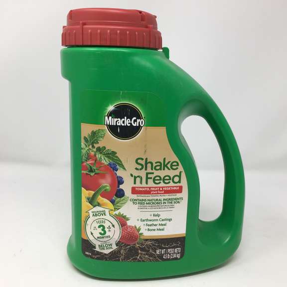 Miracle Grow Shake N' Feed Tomato, Fruit, & Vegetable Plant Food ...