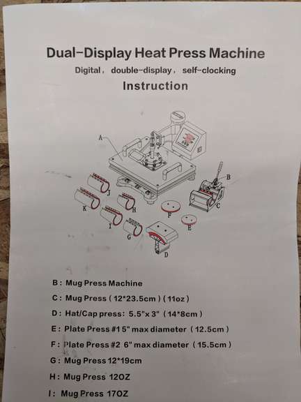 Vivian Dual-Display Heat Press Machine - Dutch Goat