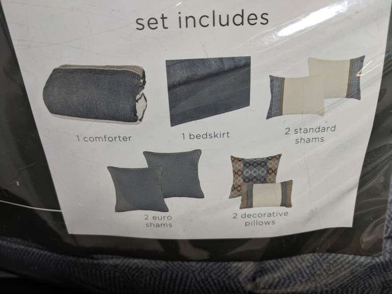 Slater Complete Bed Queen Set 8 pc. - Dutch Goat