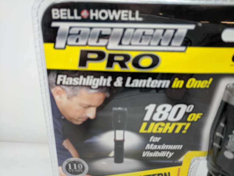 Bell + Howell Tac Light Pro Flashlight/Lantern Extendable Magnetic Base ...