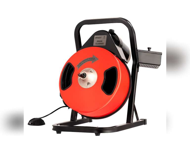 50 Ft Compact Electric Drain Pipe Cleaner - 250w Power - Dutch Goat