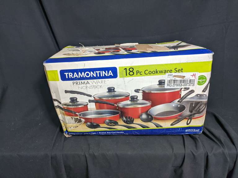 Tramontina 18 Piece Cookware Set *May Be Missing Some Components ...