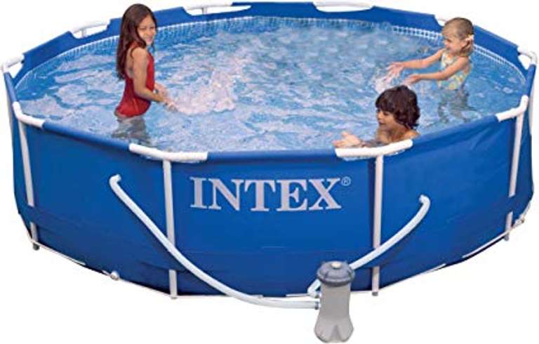 Intex 10ft Metal Fame Pool Set - 10' x 30" - Dutch Goat
