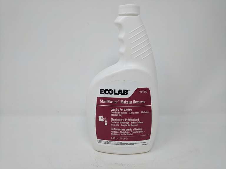 Lot of 4 - Ecolab 22 Fl Oz Laundry Pre-Spotter - Dutch Goat