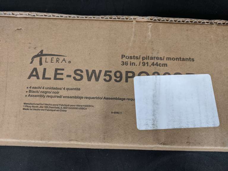 4 Alera Stackable Posts For Wire Shelving - 36" - Dutch Goat