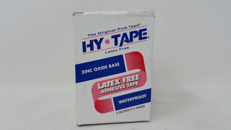 The Original Pink Tape HY Tape Latex Free Zinc Oxide Base Waterproof- 4 ...