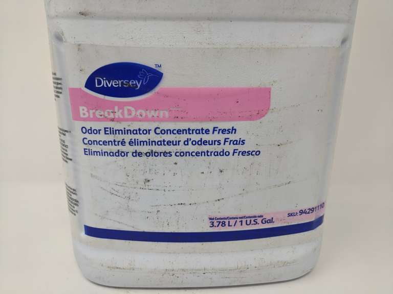 Lot of 3 - Diversey Breakdown Odor Eliminator Concentrate Fresh, 1 ...