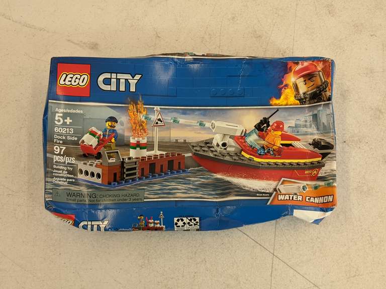 Lego City Dock Side Fire Building Toy - ages 5+ - Dutch Goat