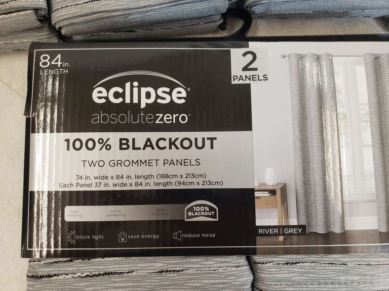 Lot of 3 Eclipse Absolute Zero Blackout Panels - 84" - Dutch Goat