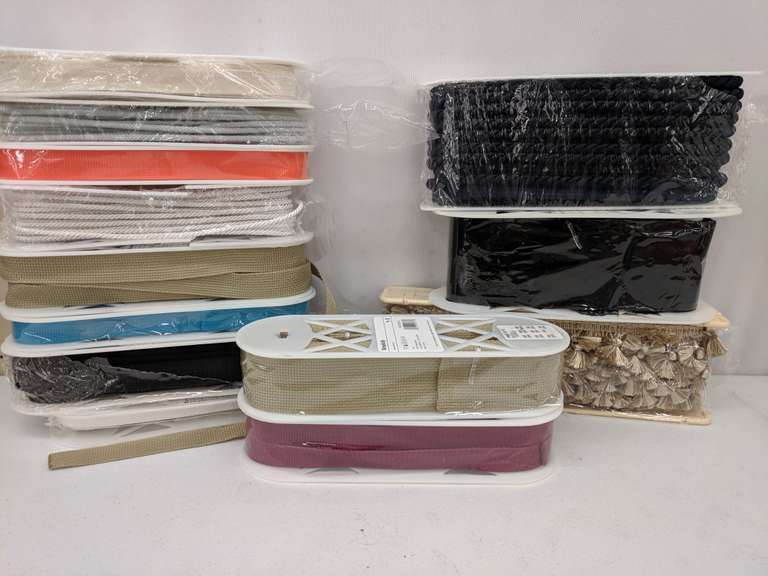 Assortment of 13 Different Types Of Trim, Assorted Colors, Sizes ...