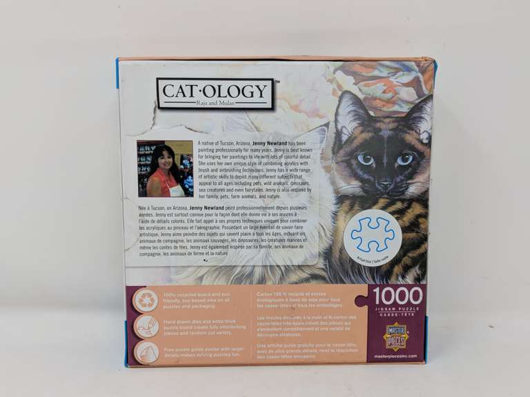 Catology Raja & Mulan 1000 Piece Jigsaw Puzzle - Dutch Goat