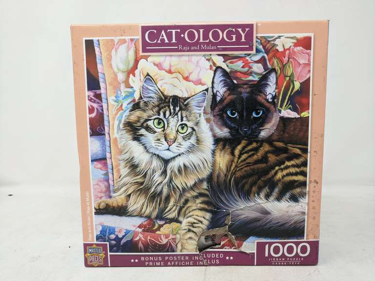 Master Pieces Catology Raja And Mulan 100 Jigsaw Puzzle Bonus Poster ...
