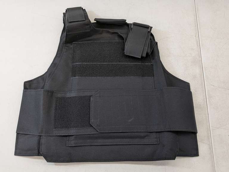 Generic Tactical Vest - Black, about Large Size - Dutch Goat