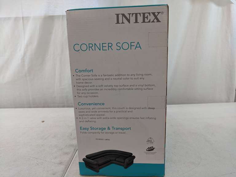 Intex Corner Sofa 101in x 80 in x 30 in (No Pump Included) - Dutch Goat