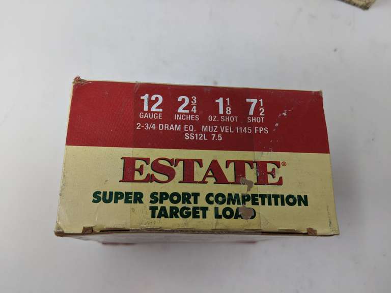 Lot of 3 Boxes of Estate 12 Gauge Super Sport Competition Target Load ...