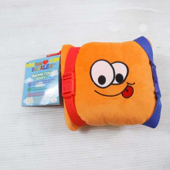 Bizzy Buckle Toy Toddler Learning Fine Motor Skills, Children's Plush ...