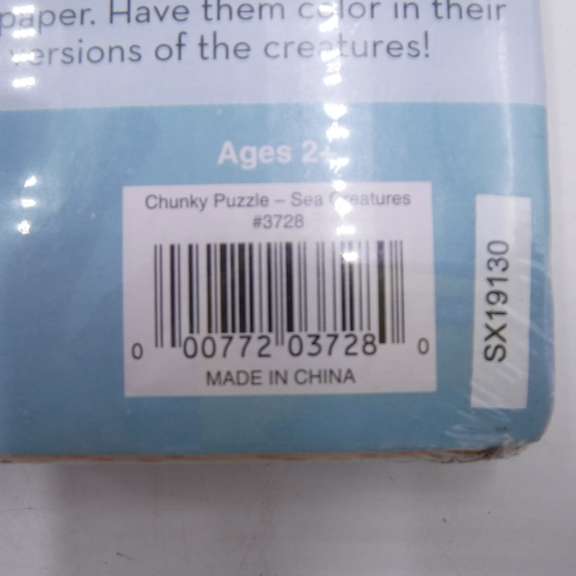 Melissa & Doug Wooden Chunky Sea Creatures Puzzle - Dutch Goat