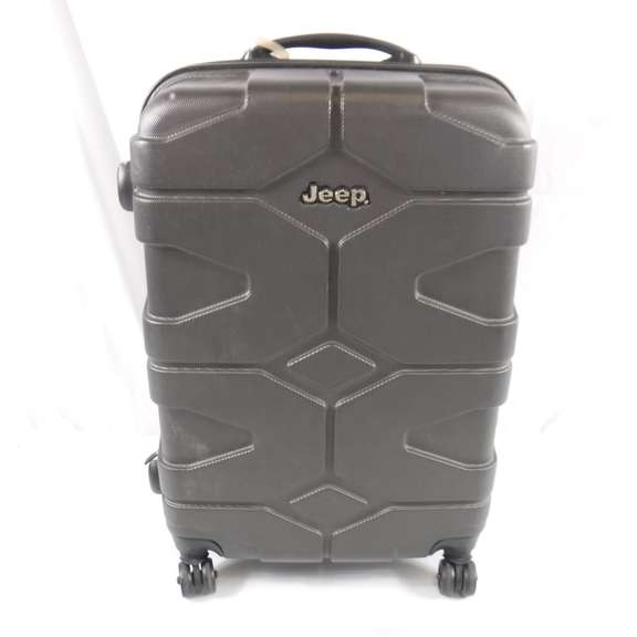 Jeep Brand Heavy Duty Hardshell Suitcase- Grey (24"H x 10"W x 16 ...