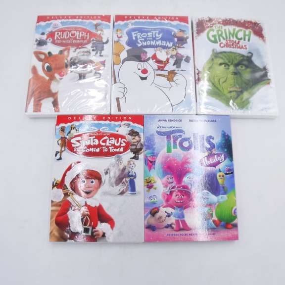 Assortment Of 5 Movies Deluxe Edition Rudolph The Red Nosed Reindeer Deluxe Edition Frosty
