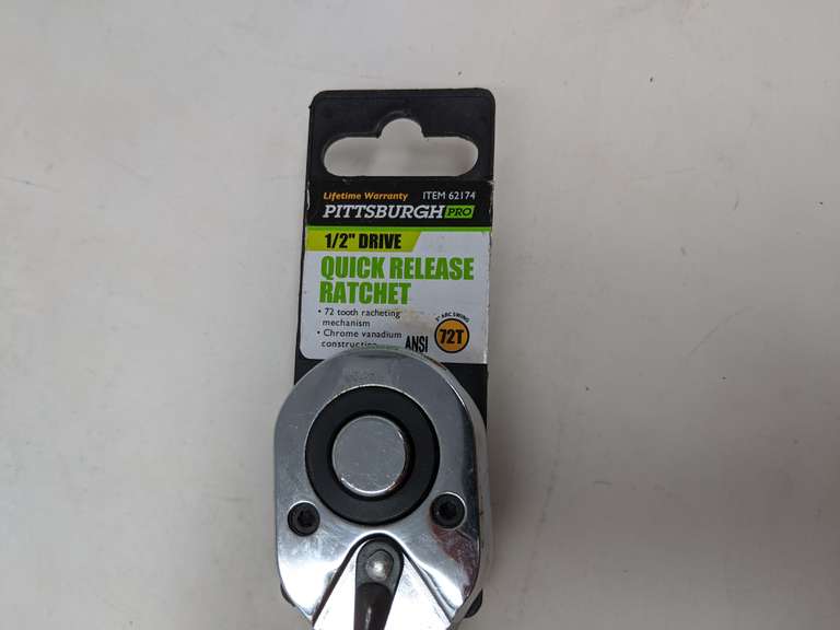 Lot of 6 Pittsburgh Pro Quick Release Ratchet -1/2" Drive- - Dutch Goat