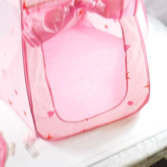 Lot of 2 Pink Princess Pop Up Tents With Carry Case 35"H x 38" W ...