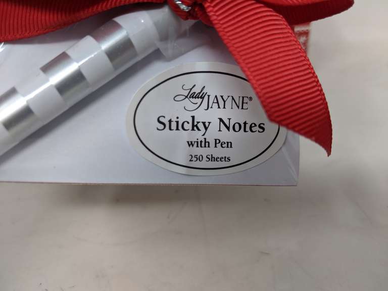 Lot of 2 Lady Jayne Sticky Notes With Pen & 4 Candles - Dutch Goat