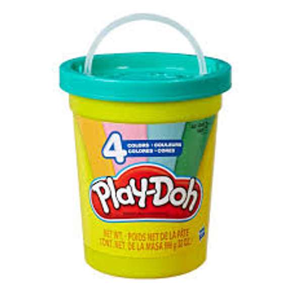 Play-Doh 2-lb. Bulk Super Can Of Non-Toxic Modeling Compound With 4 ...