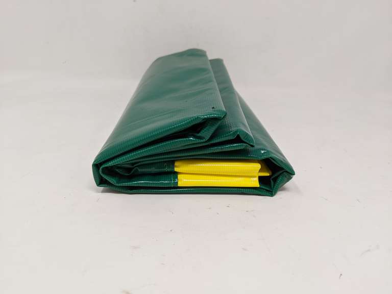 Green/Yellow Tarp - Unknown Size - Dutch Goat