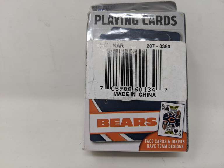 Lot of 2 Bears Playing Cards - Dutch Goat