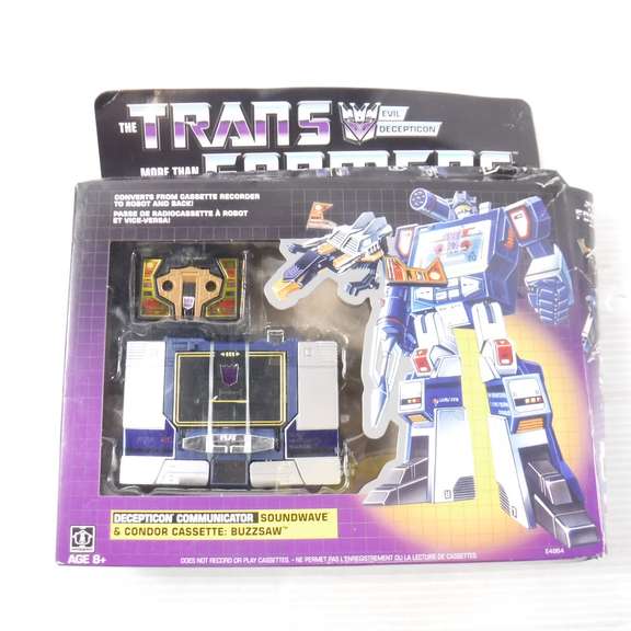 Transformers: Vintage G1 Soundwave and Buzzsaw Collectible Figures ...