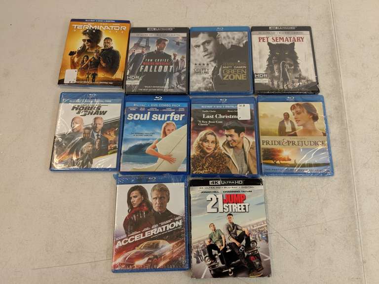 Assortment of 10 - Blu Ray DVDs - Dutch Goat