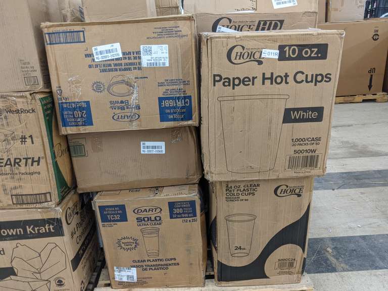 Pallet of Disposable To-Go/Storage Containers - Dutch Goat