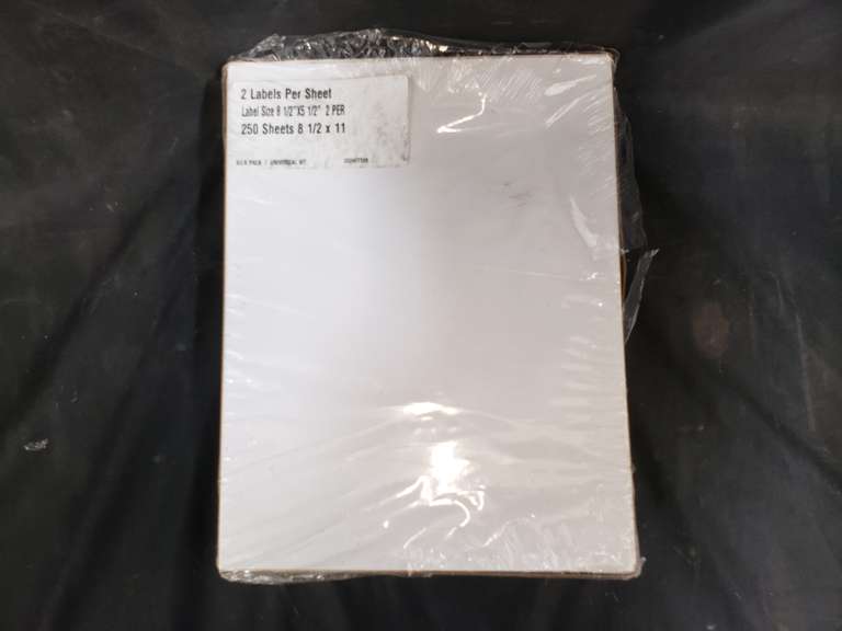 Lot of 3 Bulk Pack of Labels - 250 Per Pack/750 Total - Label Size: 8.5 ...