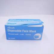 Vanch Disposable Face Masks, 3-Ply Earloop, 50 Count, Large - Dutch Goat