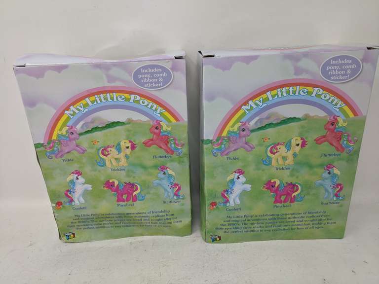 Assortment of 2 My Little Pony Rainbow Collection Pinwheel & Tickle ...