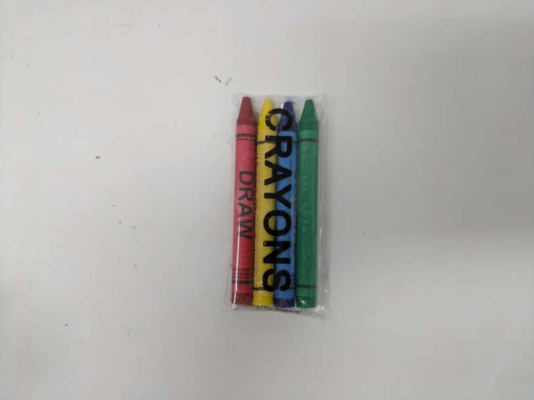 Lot of 1000 apprx. Crayon Packs - 4 crayons per pack - Dutch Goat