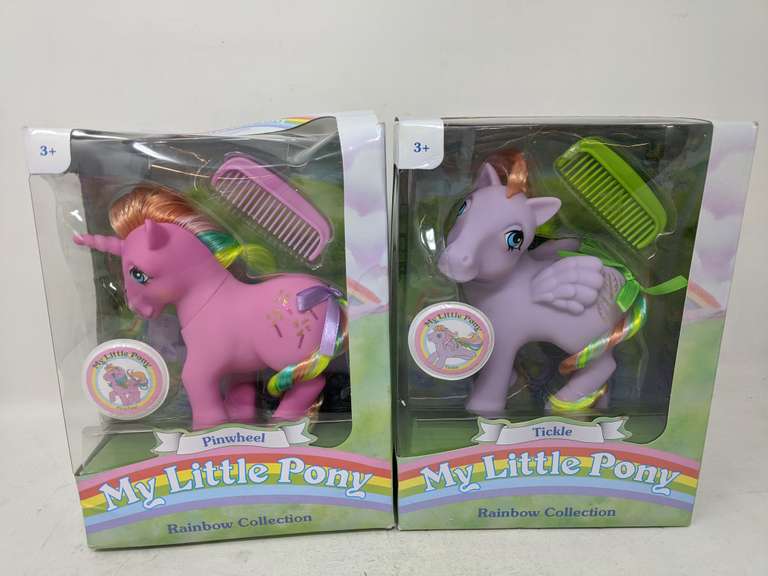 Assortment of 2 My Little Pony Rainbow Collection Pinwheel & Tickle ...
