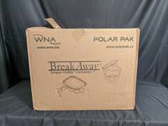 Polar Pak Break Away Tamper Visible Containers - 150 per case - Dutch Goat