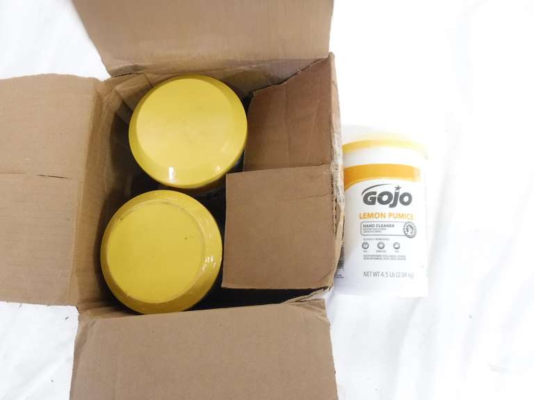 Lot Of 3 Lemon, Liquid, Hand Cleaner, 4.5 lb., Cartridge, GOJO - Dutch Goat