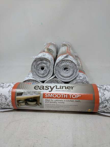 Lot of 6 Easy Liner Brand Shelf Liner - 12 in. x 10 sq. ft. - Dutch Goat