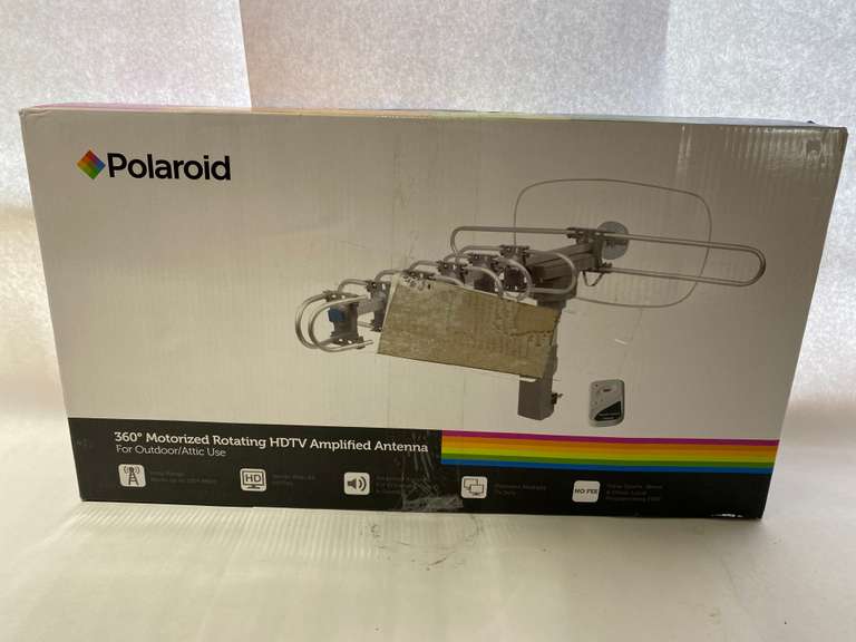 Polaroid 360 Degree Motorized Rotating HDTV Amplified Antenna For ...