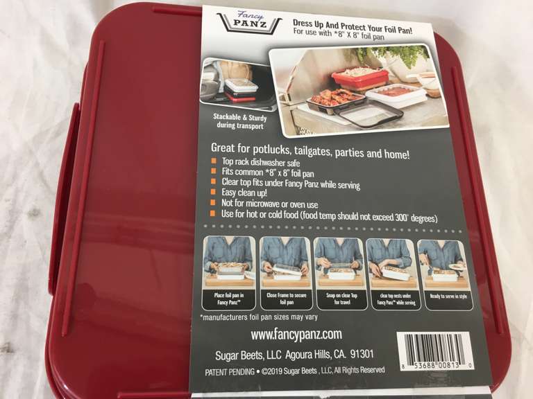 Lot of 6 Fancy Red Panz Size: 8" x 8" - Dutch Goat