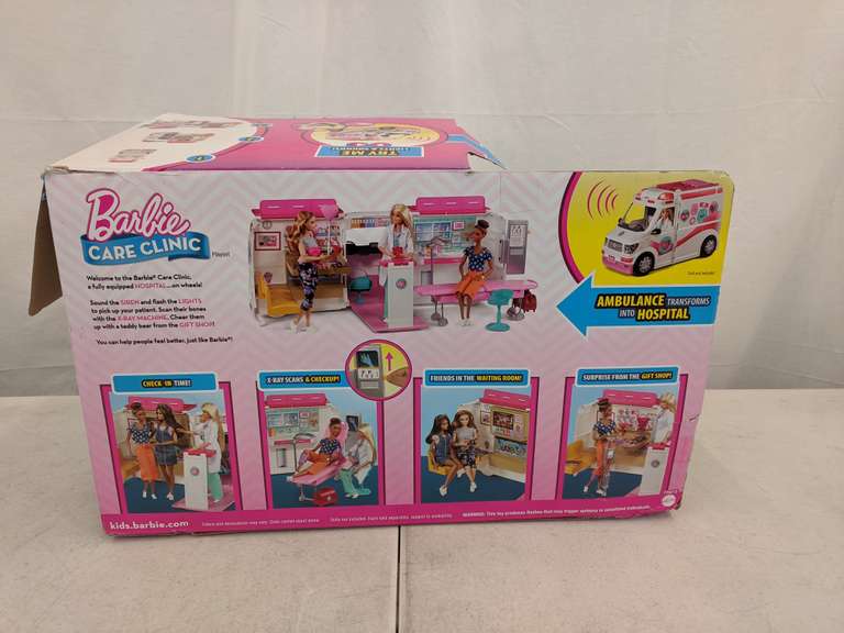 Barbie Care Clinic - Ambulance Transforms Into Hospital - Dutch Goat